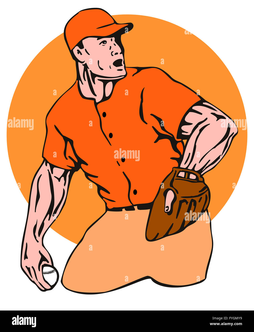 Side view baseball pitcher hi-res stock photography and images - Alamy