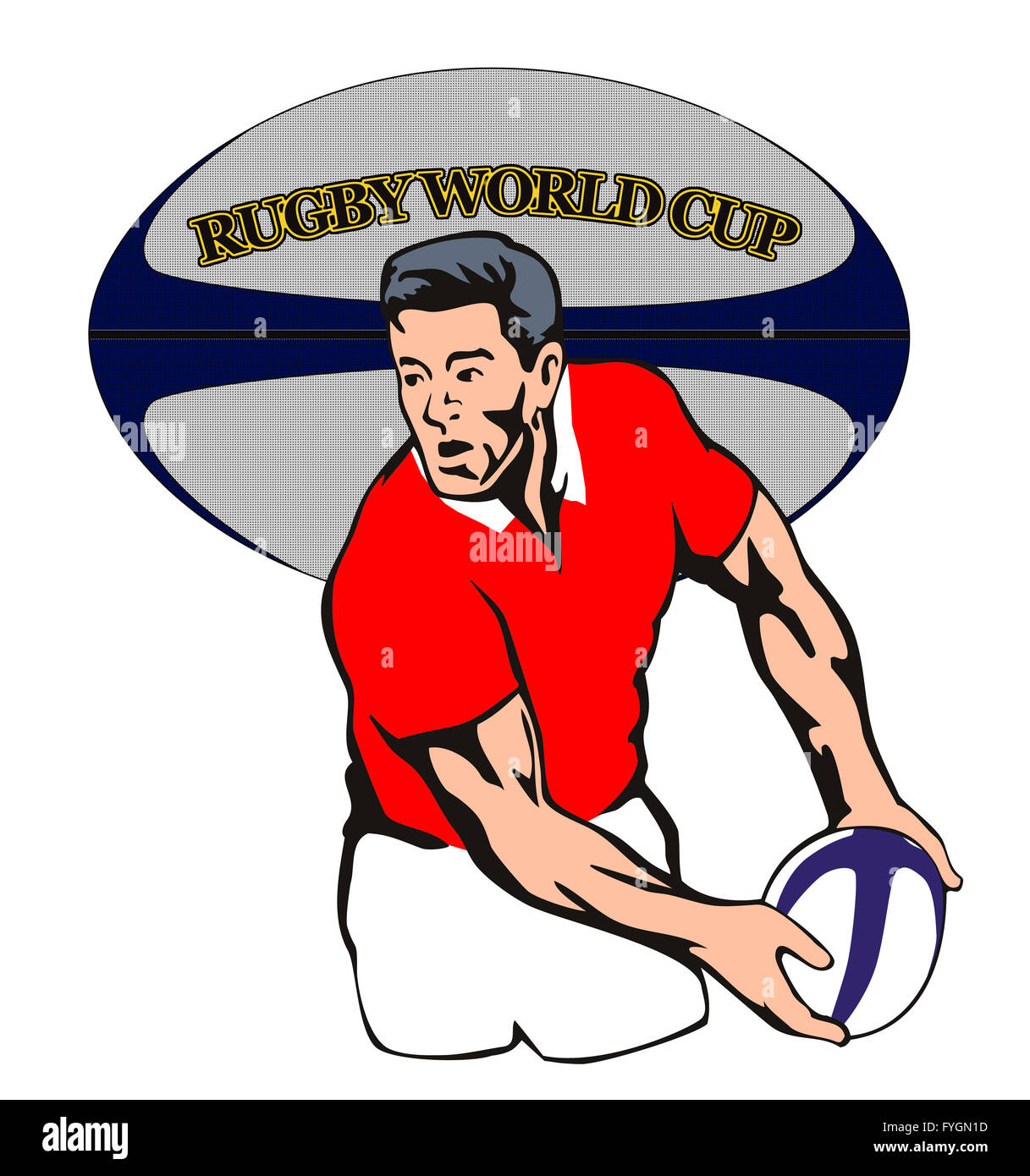 Wales Rugby World Cup Player Stock Photo - Alamy