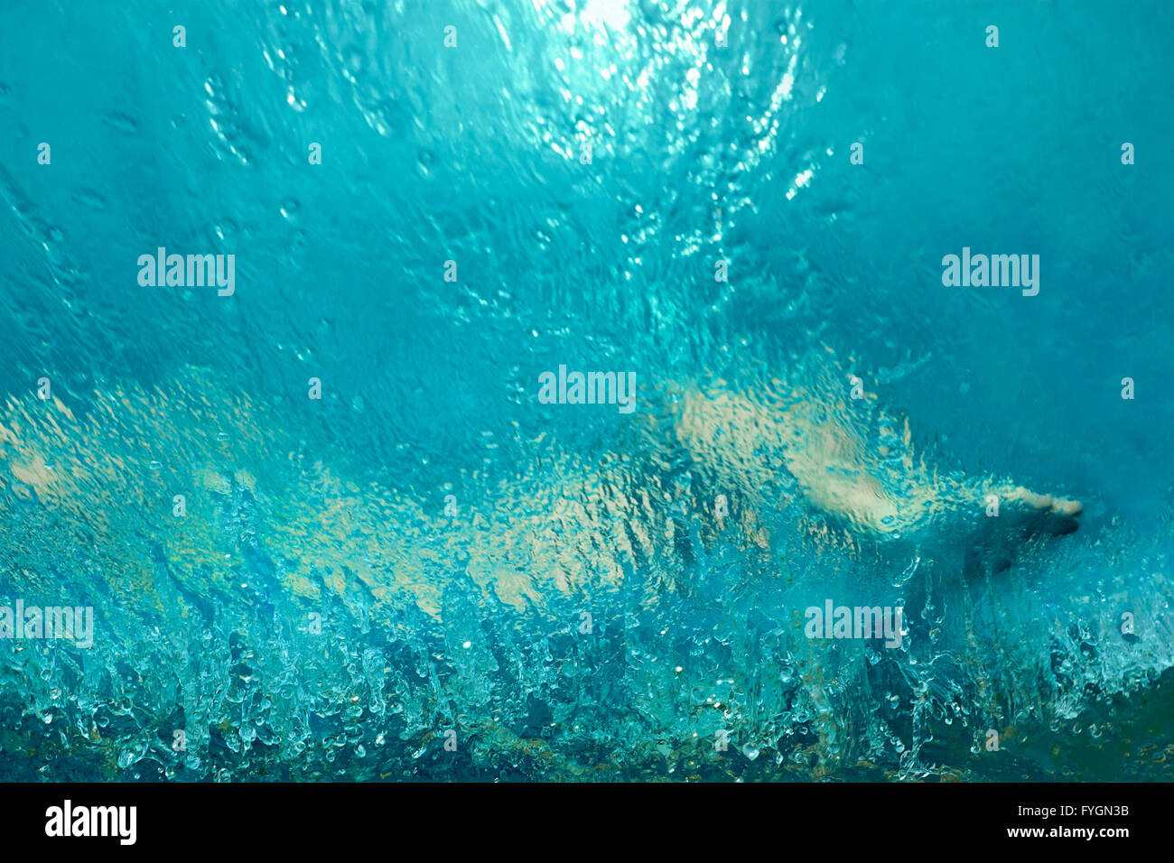 Abstract human body in water splashing Stock Photo - Alamy