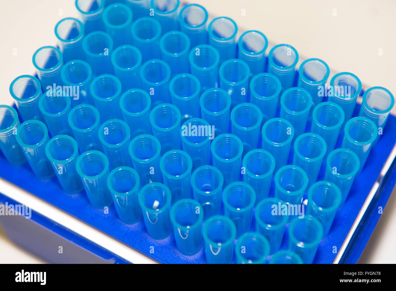Plastic Vials in Chemical Laboratory Stock Photo - Alamy