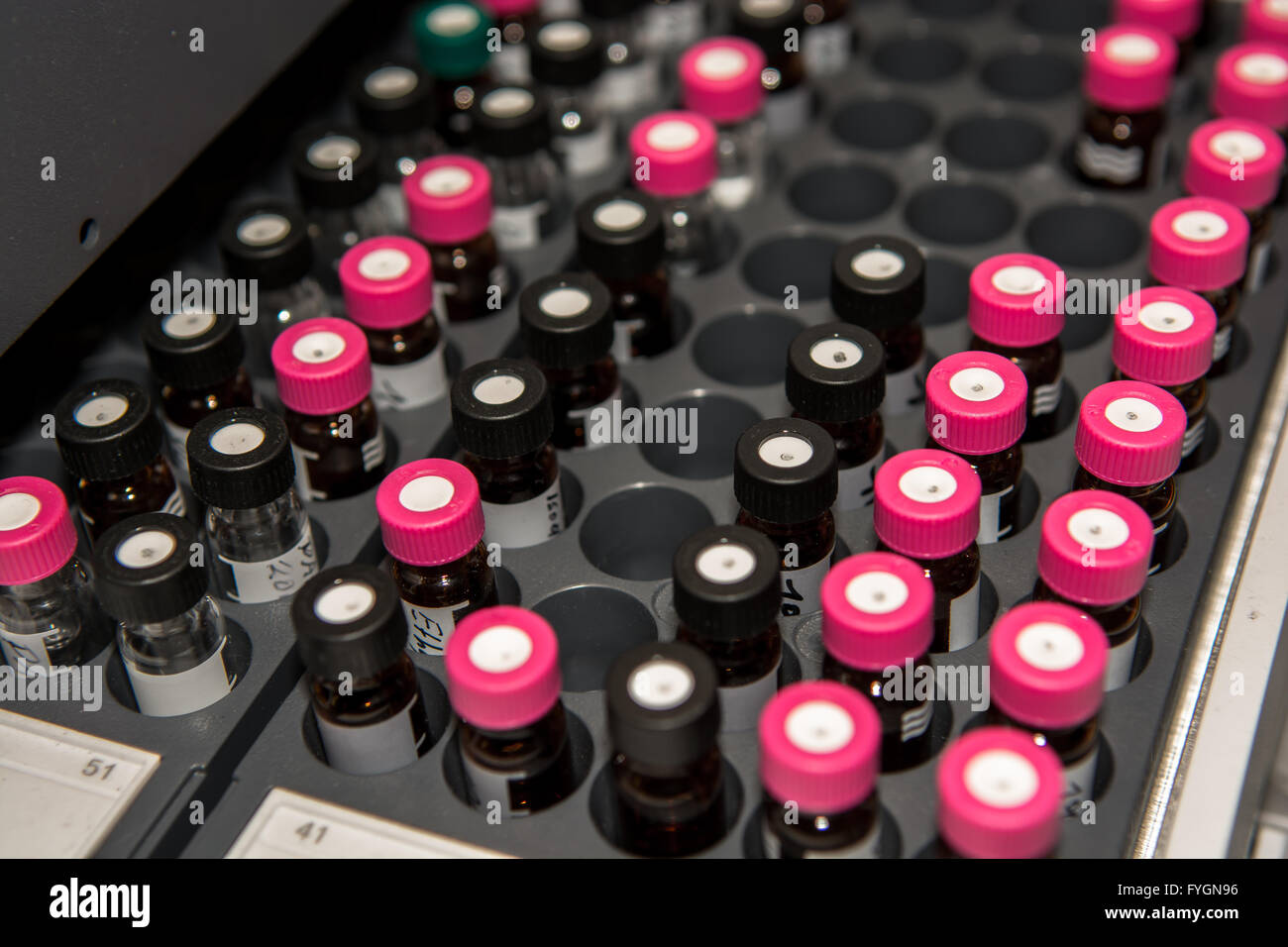 Sample Vials in Medical Laboratory Stock Photo - Alamy