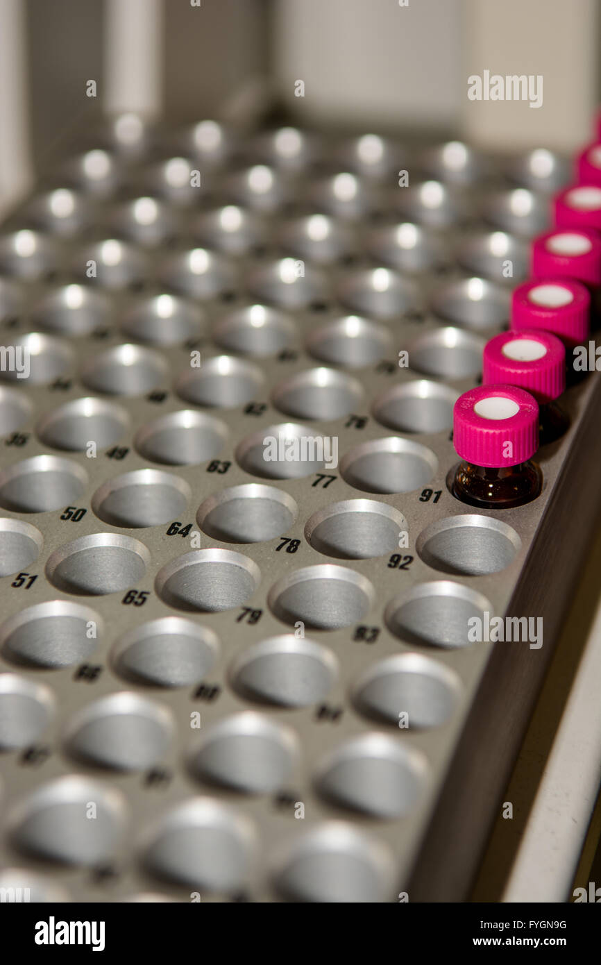 Sample Vials in Medical Laboratory Stock Photo - Alamy