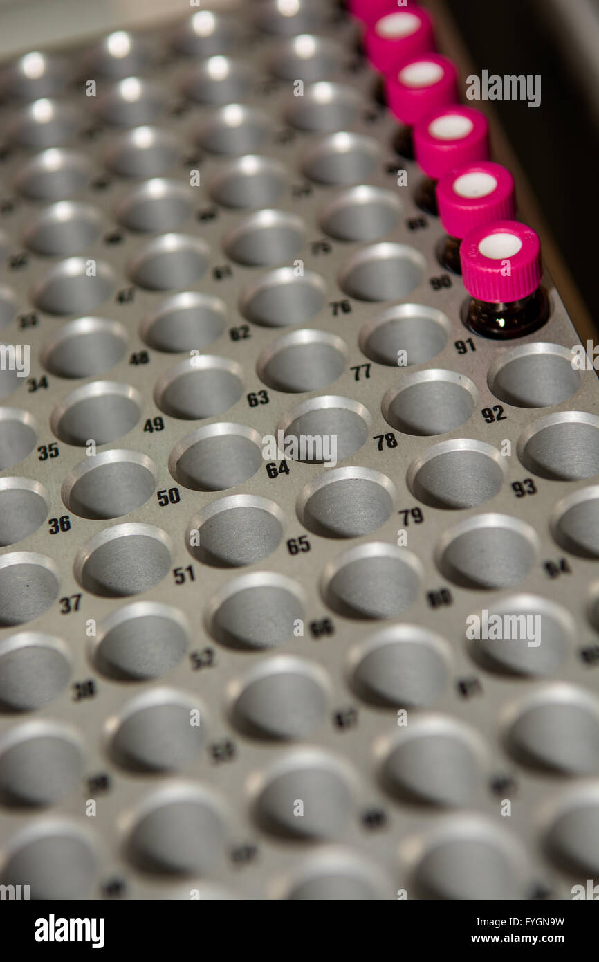 Sample Vials in Medical Laboratory Stock Photo - Alamy