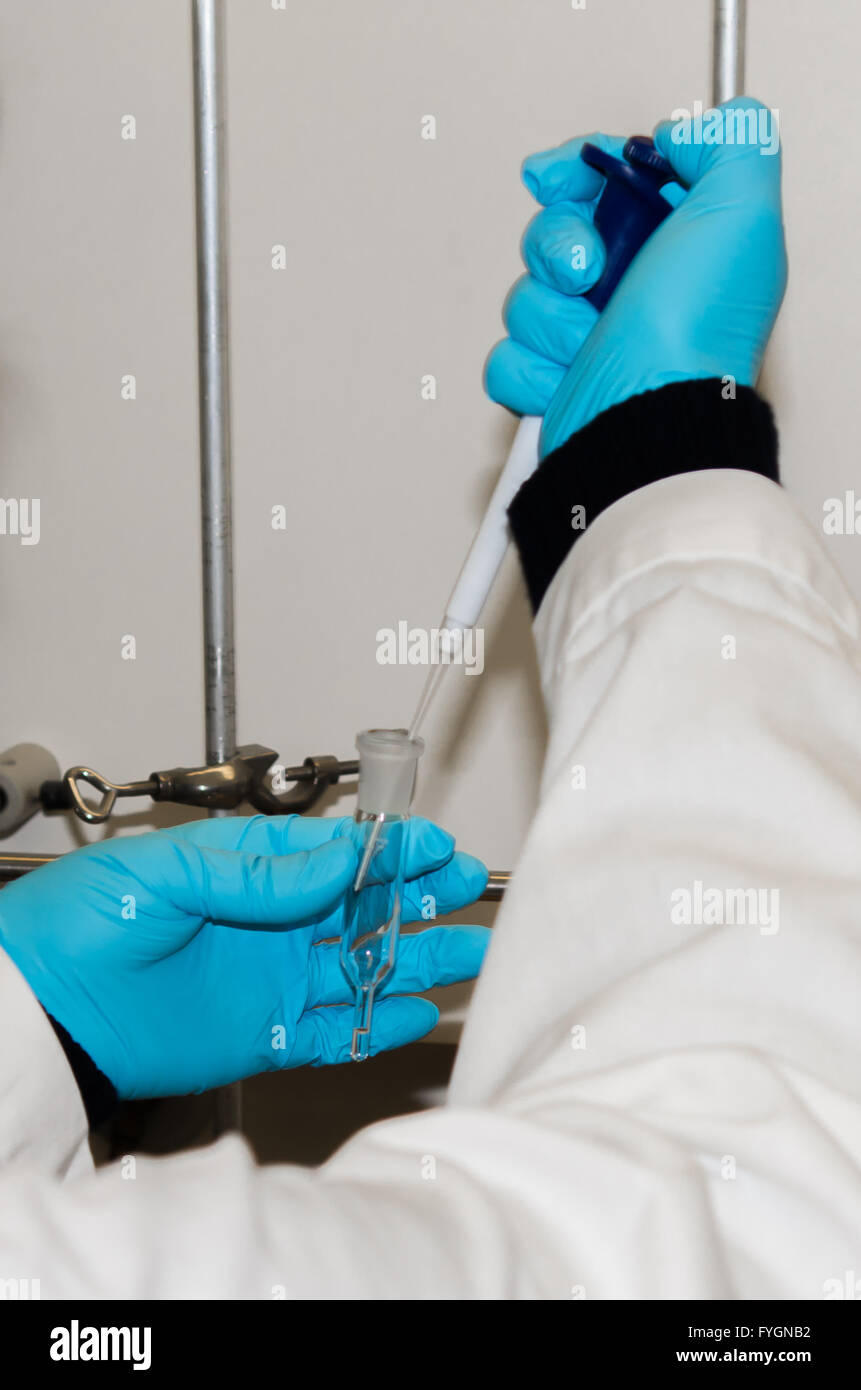 Laboratory gloves hi-res stock photography and images - Alamy