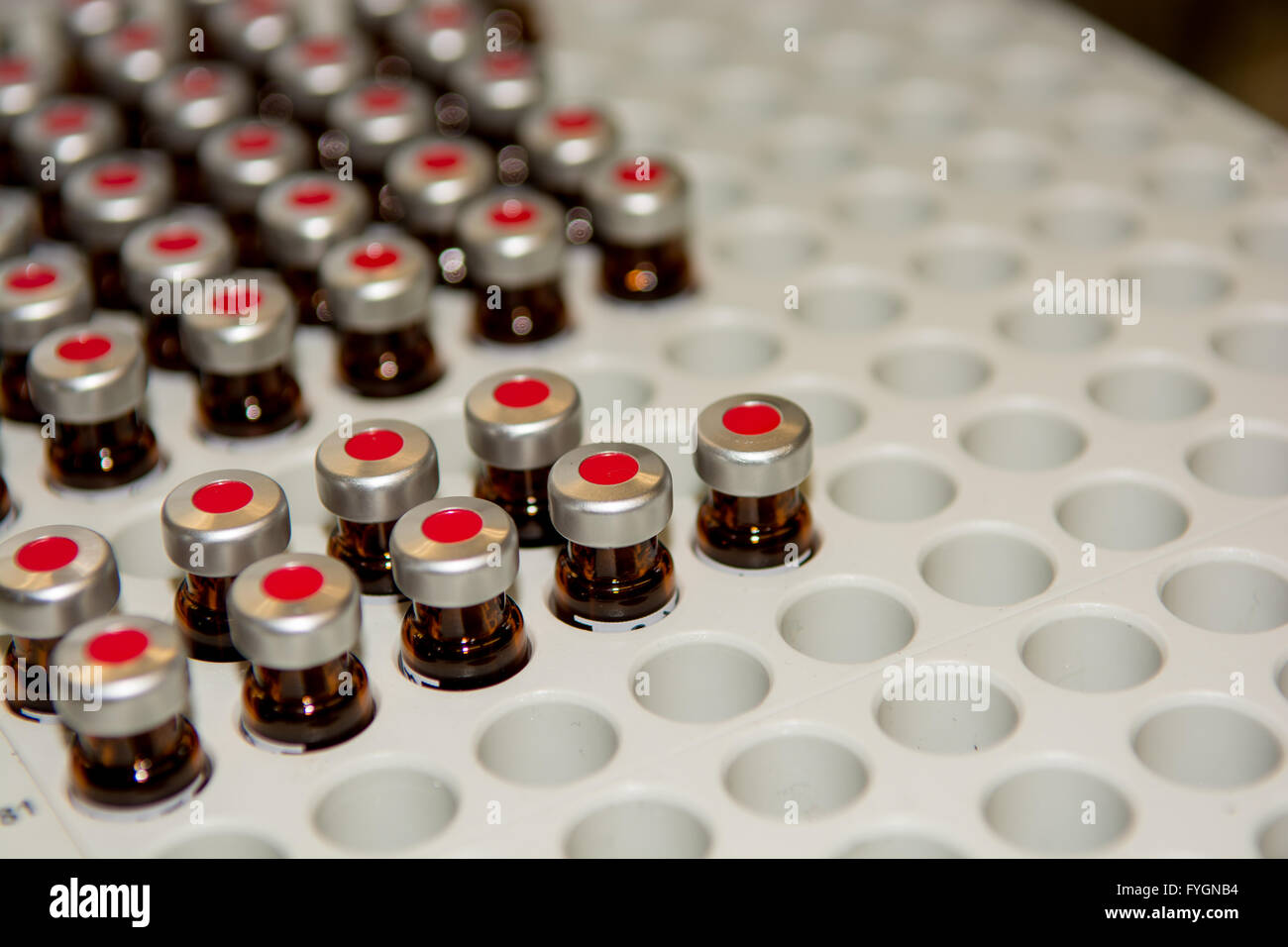 Sample Vials in Medical Laboratory Stock Photo - Alamy