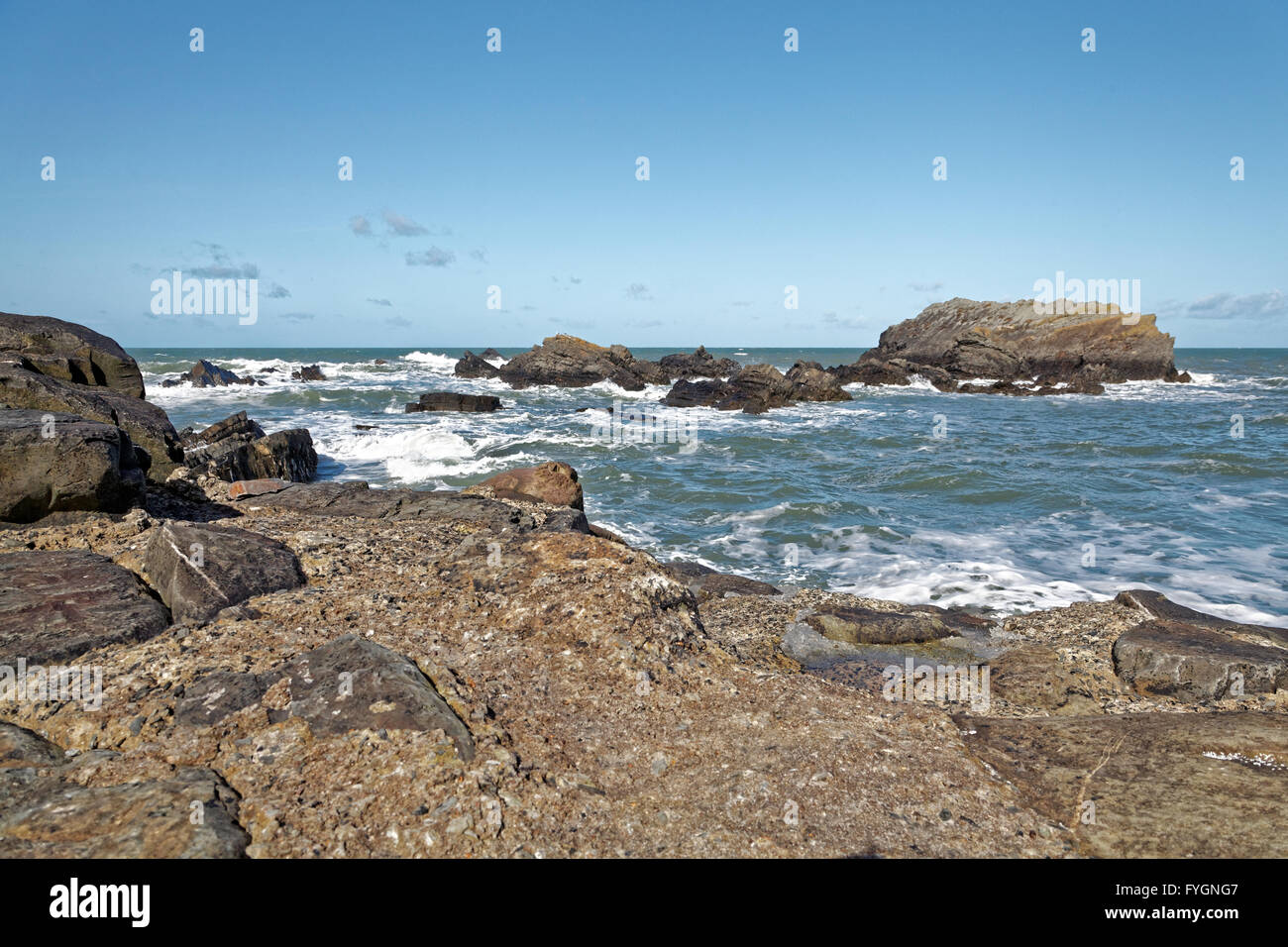 Hartland, North Devon, UK - some of the most rugged terrain and rough ...