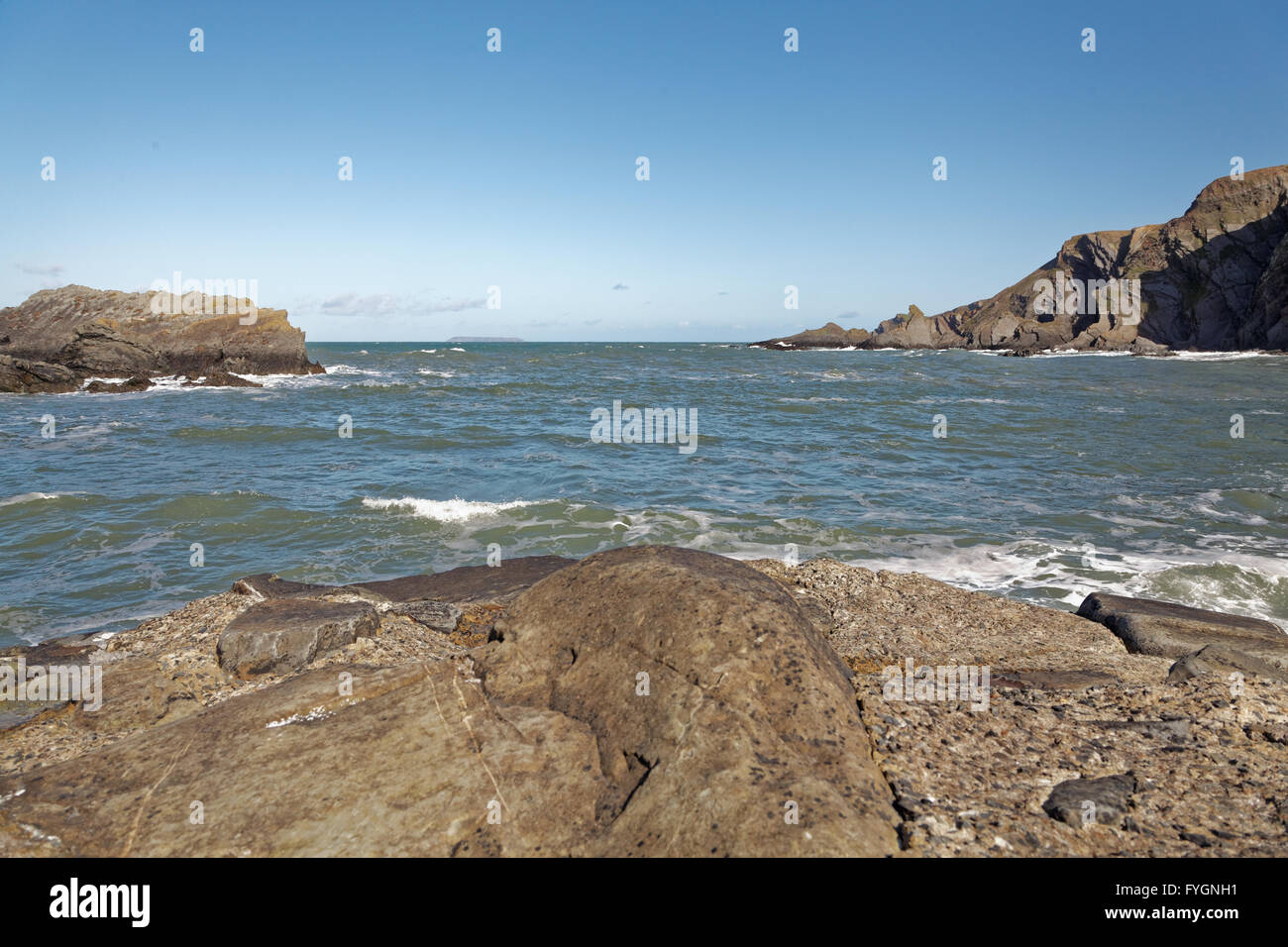 Hartland, North Devon, UK - some of the most rugged terrain and rough ...