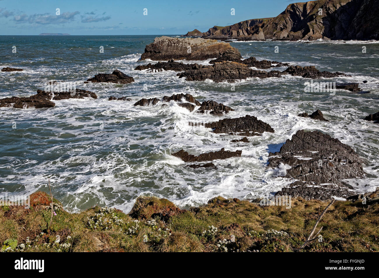 Hartland, North Devon, UK - some of the most rugged terrain and rough ...