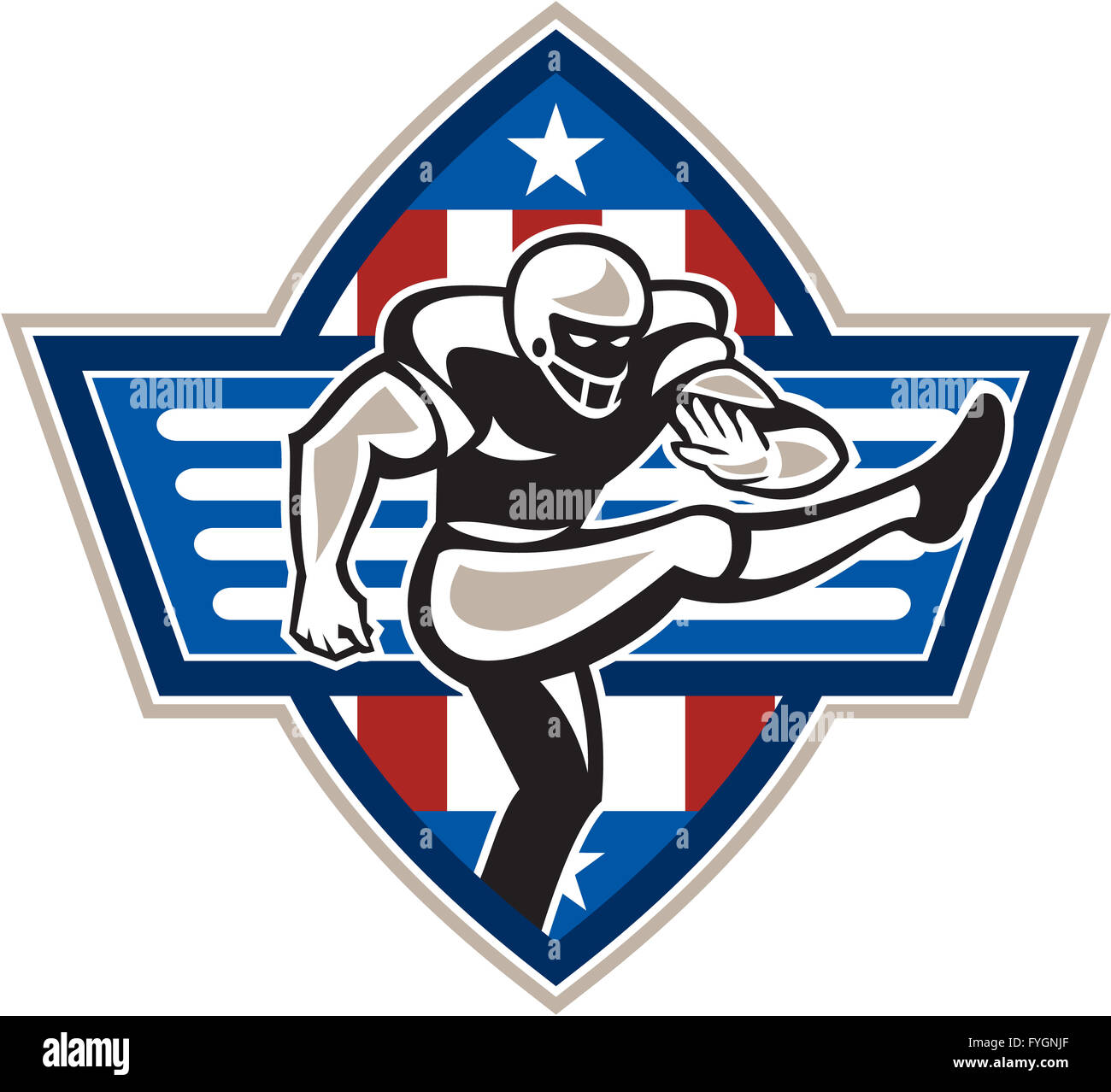 American Football Placekicker Stock Photo - Alamy