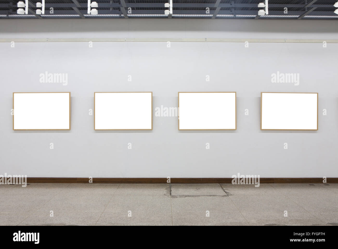 empty frames in museum Stock Photo - Alamy