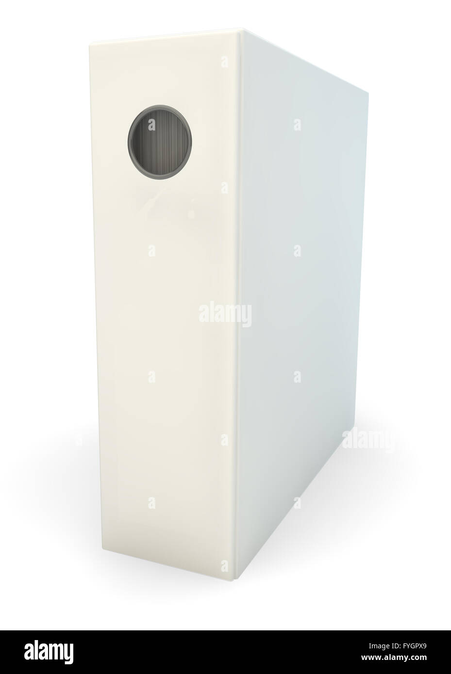 render of a white empty folder Stock Photo - Alamy