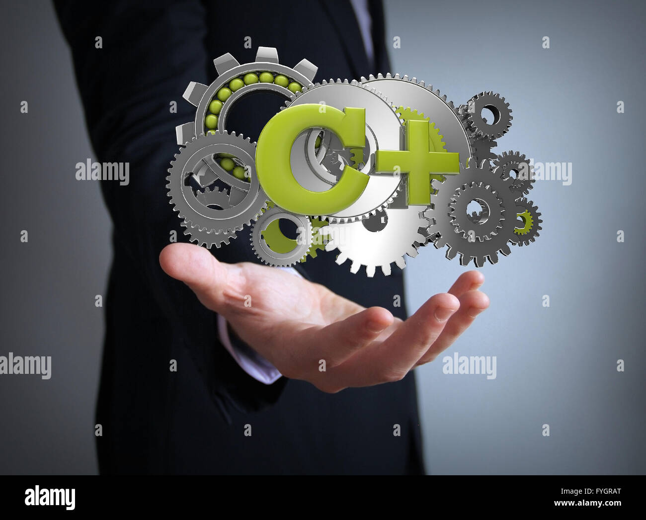 c+ coding businessman Stock Photo - Alamy