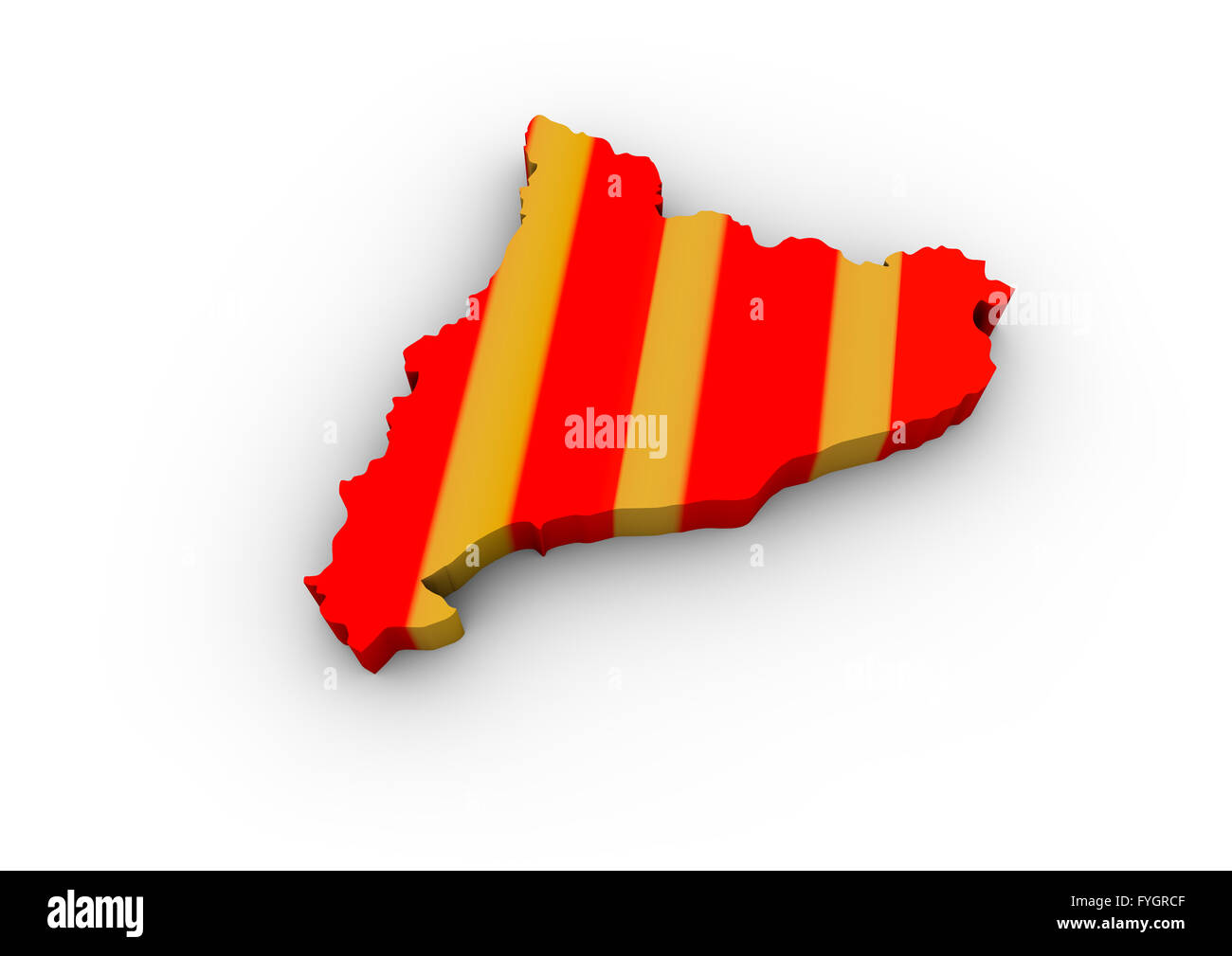 Catalonia map hi-res stock photography and images - Alamy