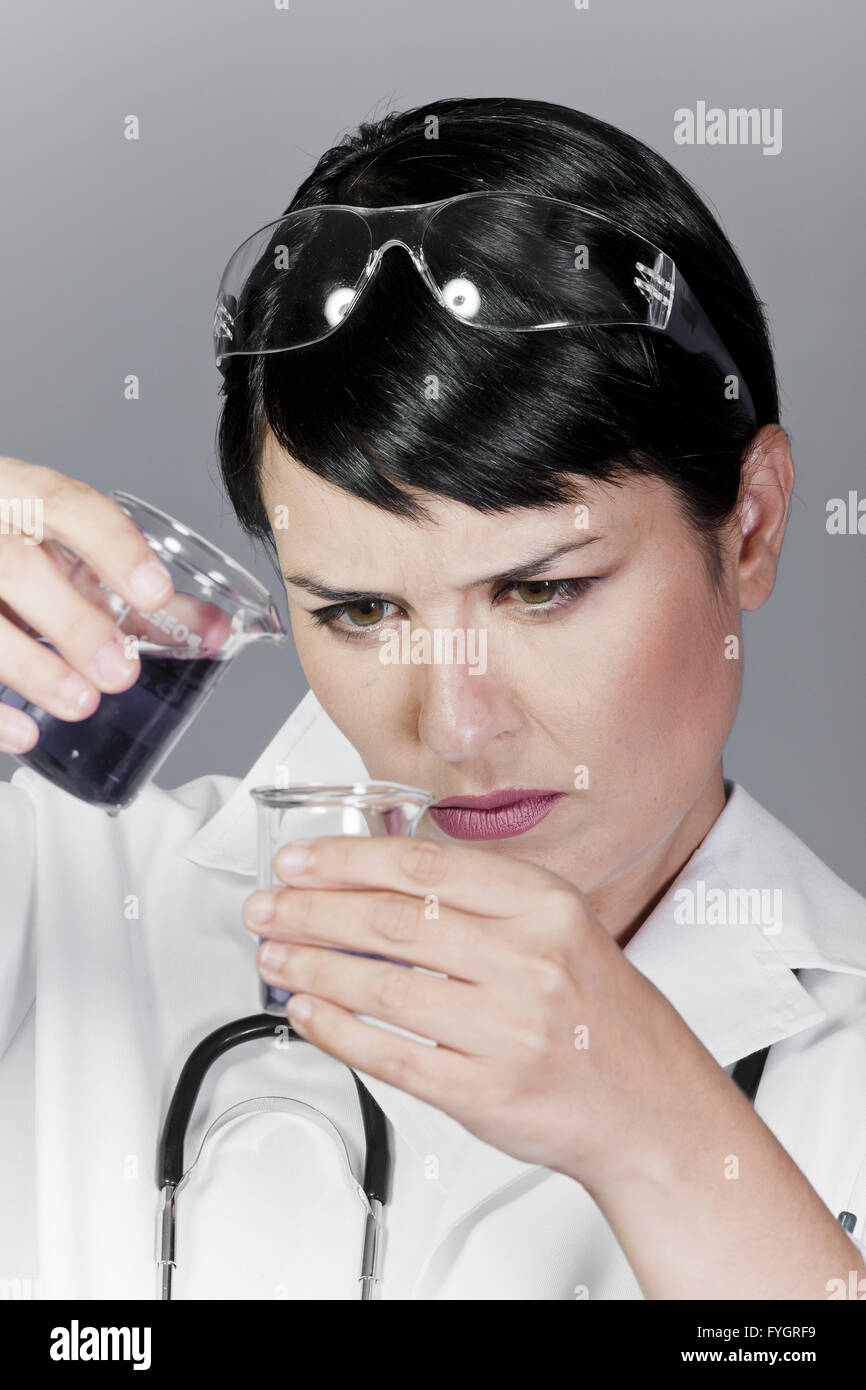 laboratory tests, water and other liquid contamination Stock Photo - Alamy