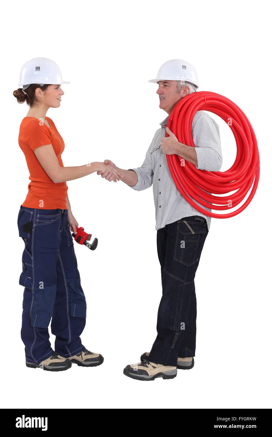 Teenage girl home handyman hi-res stock photography and images - Alamy