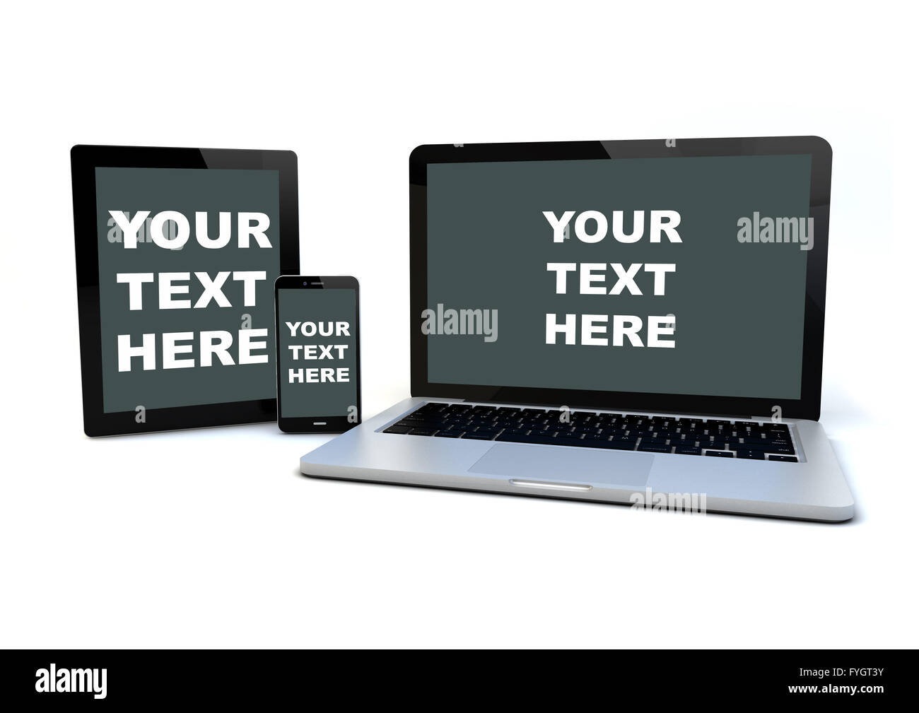 Responsive design wireframe on Cut Out Stock Images & Pictures - Alamy