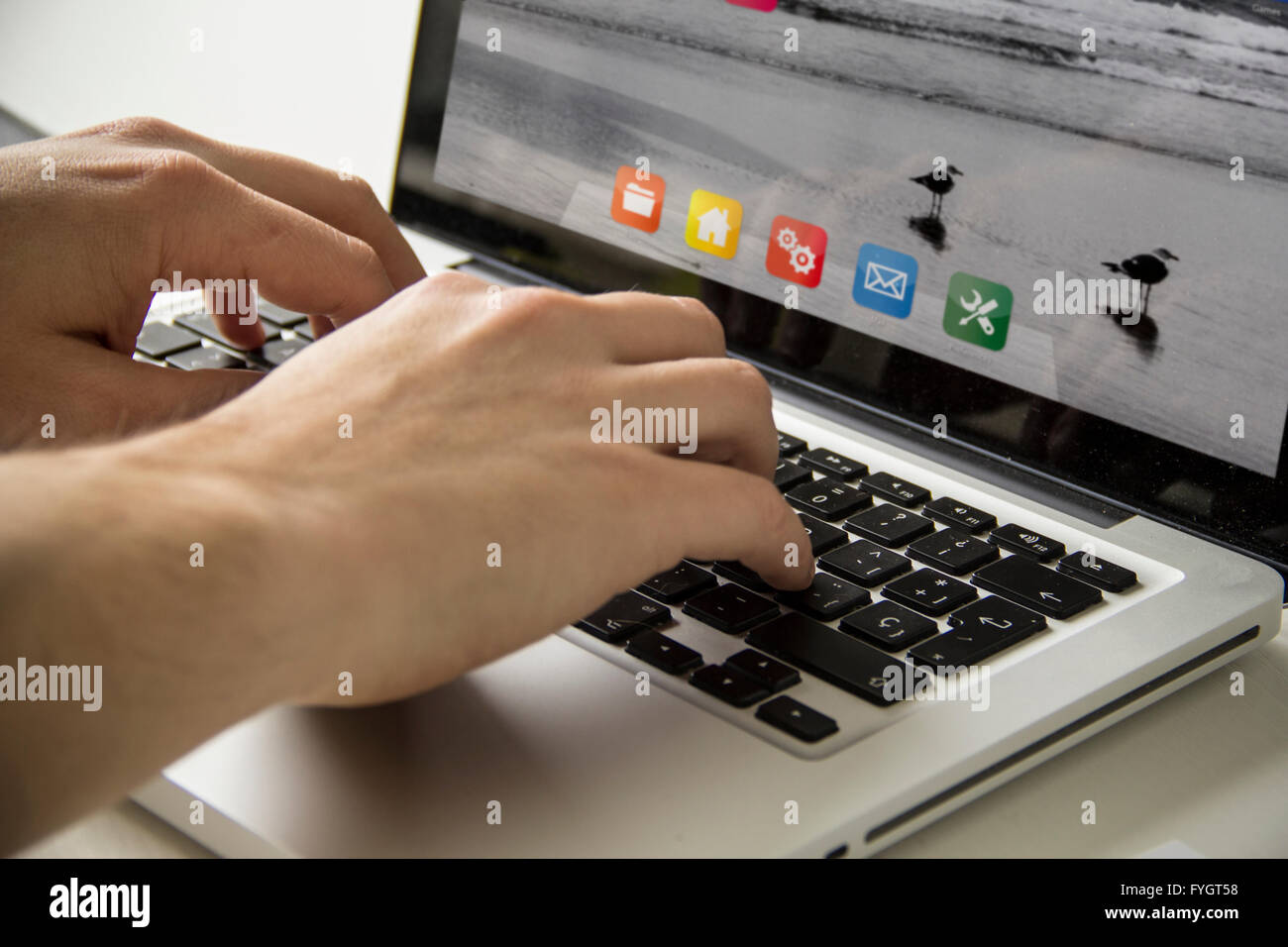 Work interface hi-res stock photography and images - Alamy