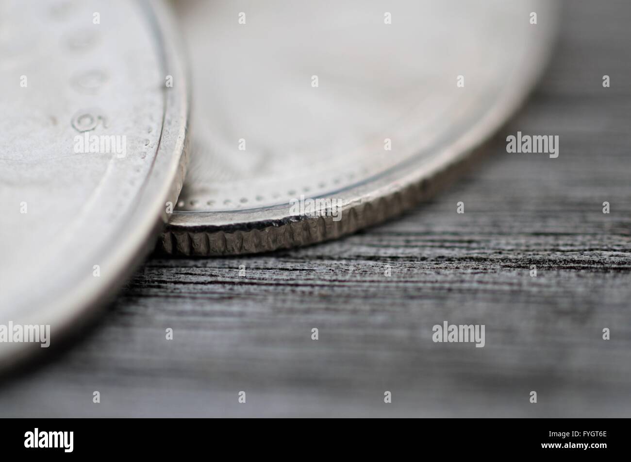 Two quarters hi-res stock photography and images - Alamy