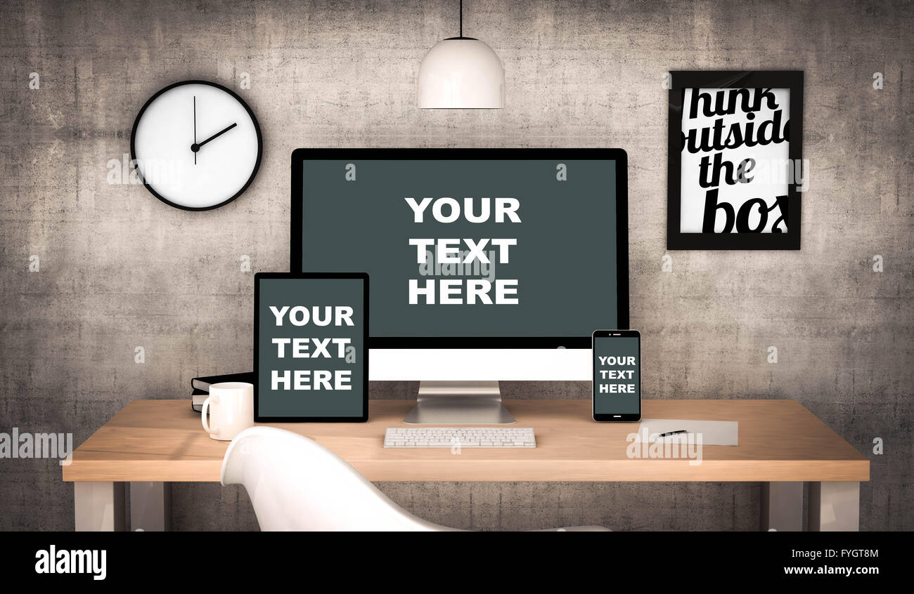 Digital workplace hi-res stock photography and images - Alamy