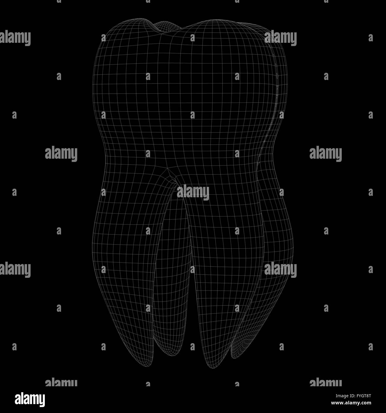 technical tooth concept: engineering applied to dental medicine Stock ...