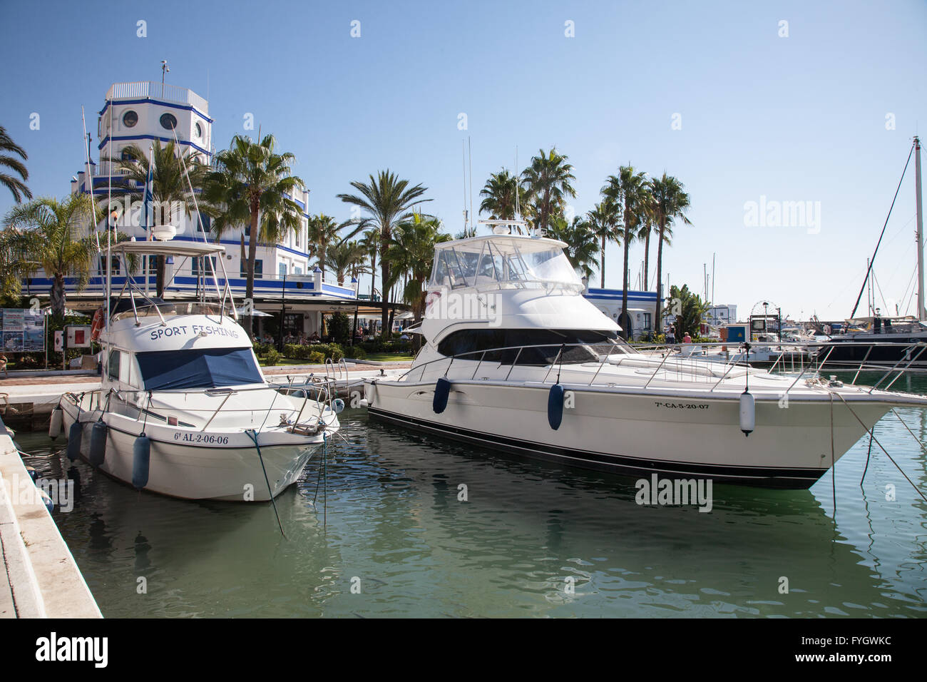 estepona port at mediterranean Stock Photo - Alamy
