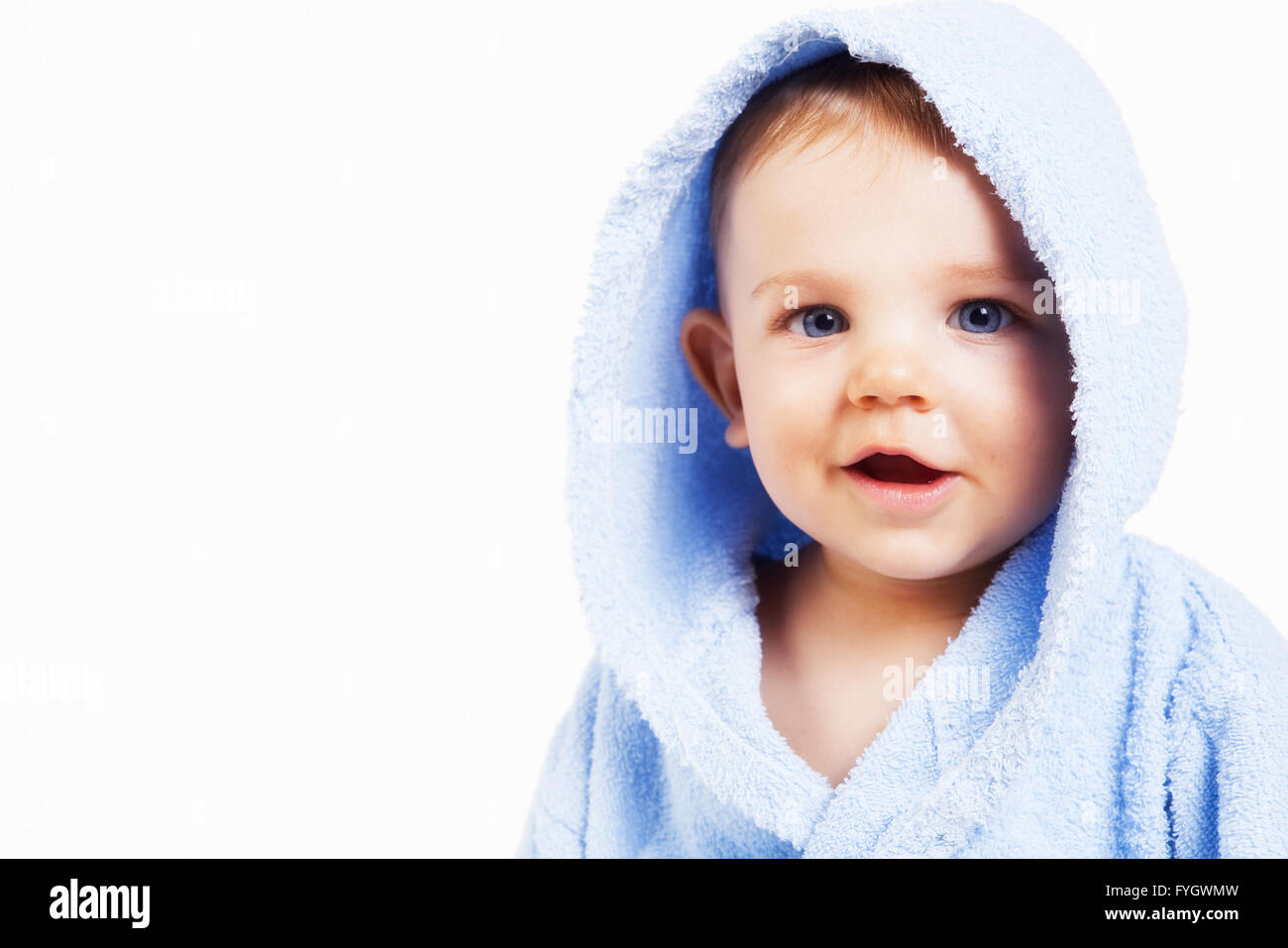 Funny Face of Smiling Baby Boy Stock Photo - Alamy
