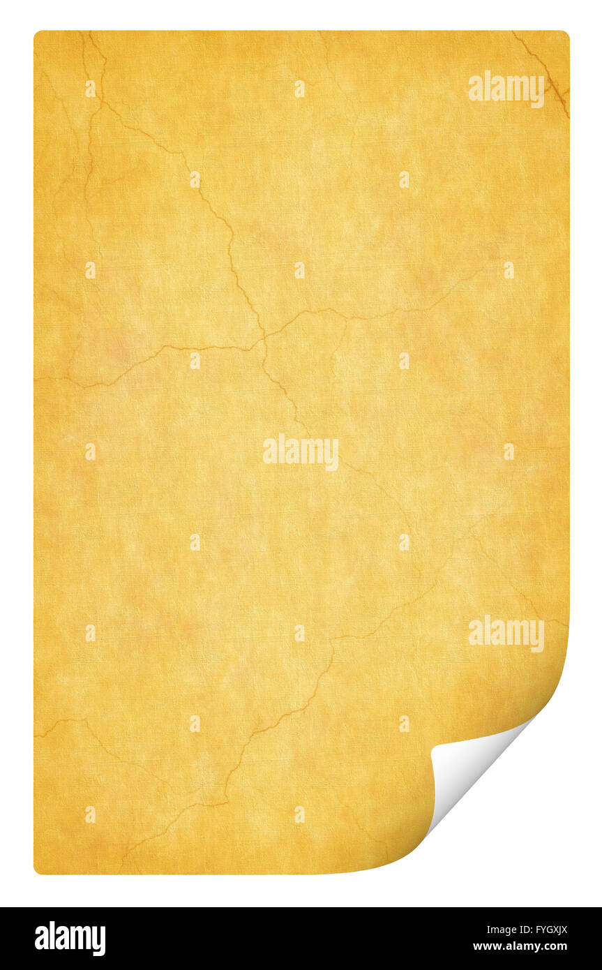 aged curl page. Retro texture Stock Photo - Alamy