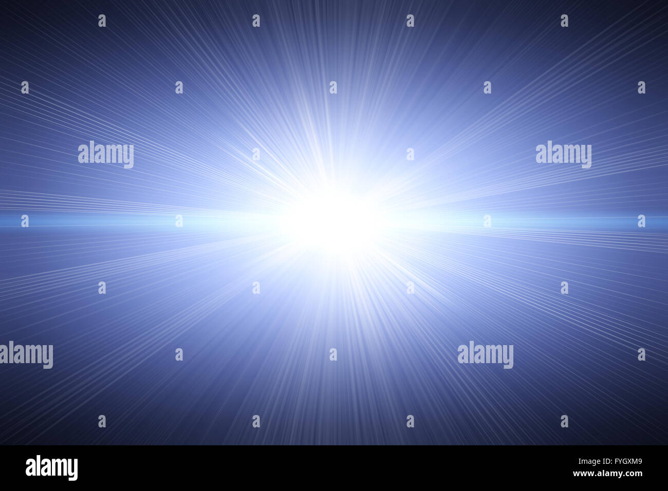blue rays of a star Stock Photo - Alamy