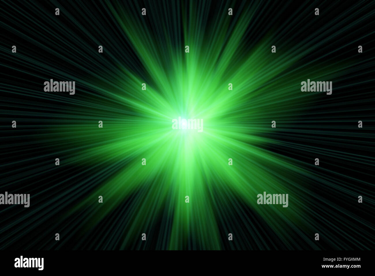 green ray of a star Stock Photo - Alamy