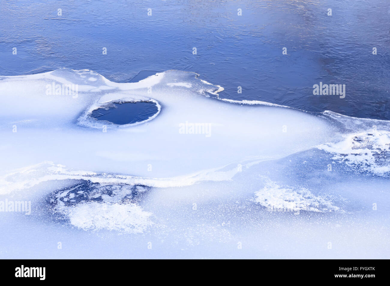 Frozen lake river in hi-res stock photography and images - Alamy