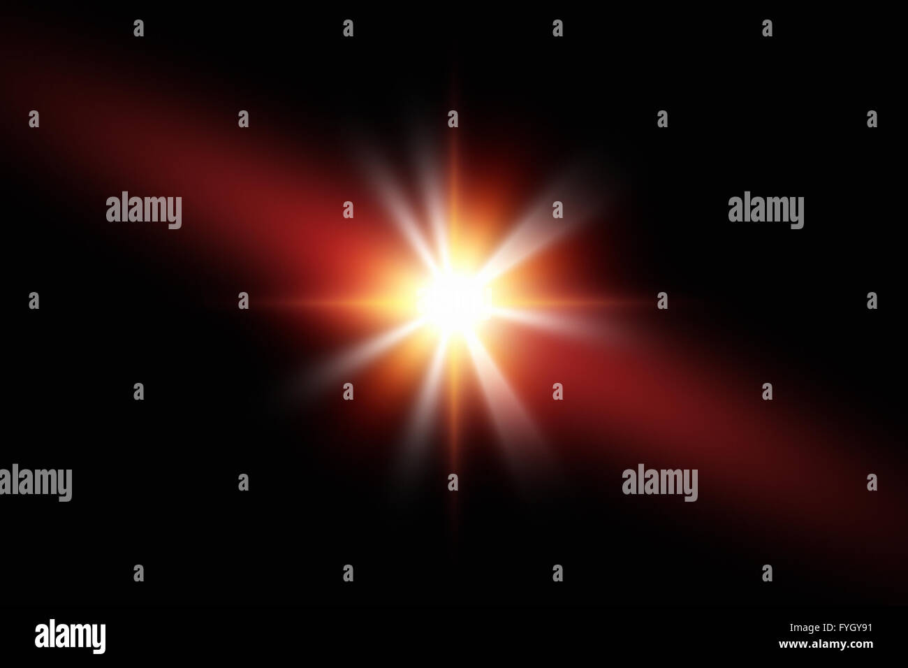 Flash of a new star. Fantastic background Stock Photo - Alamy