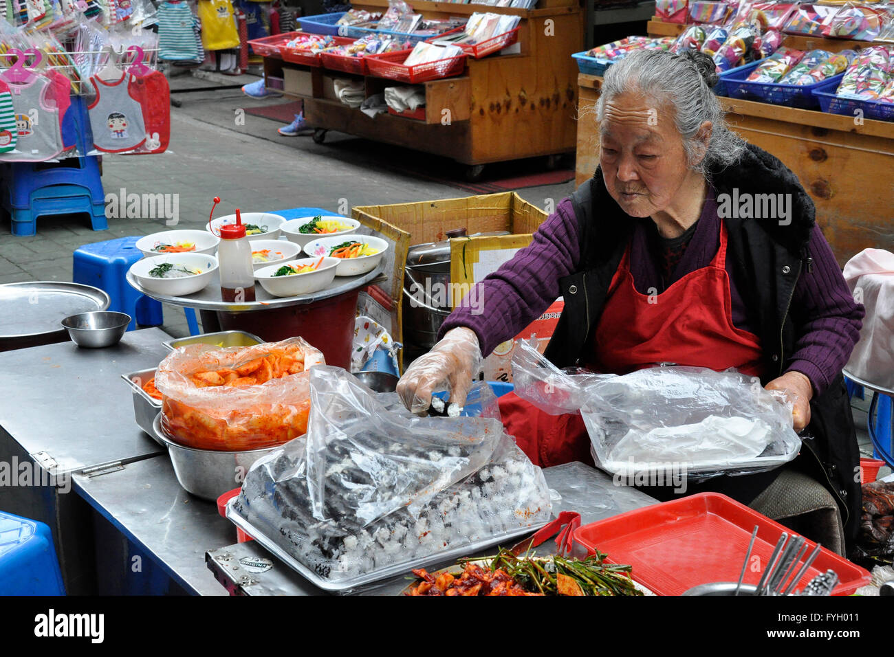 South Korea, Busan, fish market Stock Photo - Alamy