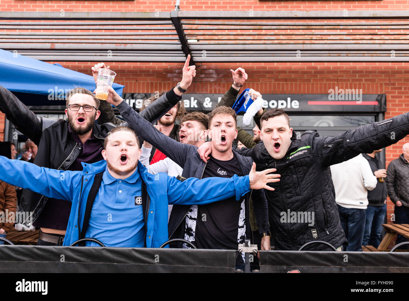 Football fans stadium beer hi-res stock photography and images - Alamy