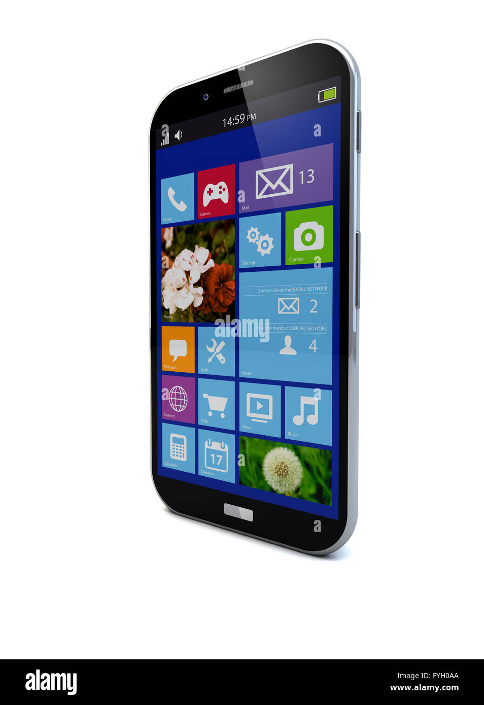 Mobile operating system hi-res stock photography and images - Alamy