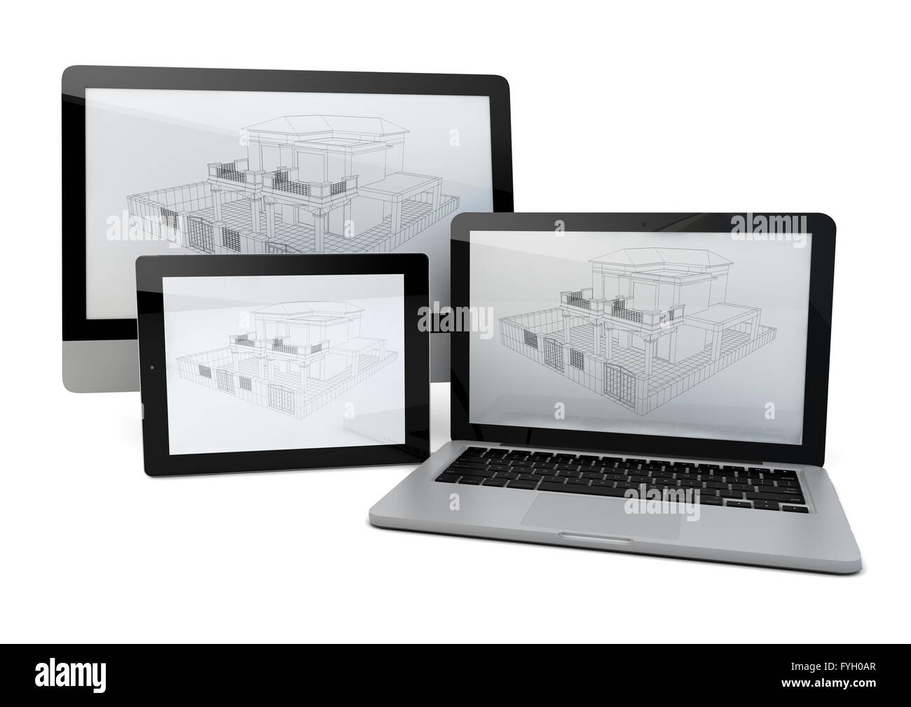 Communication devices Cut Out Stock Images & Pictures - Alamy