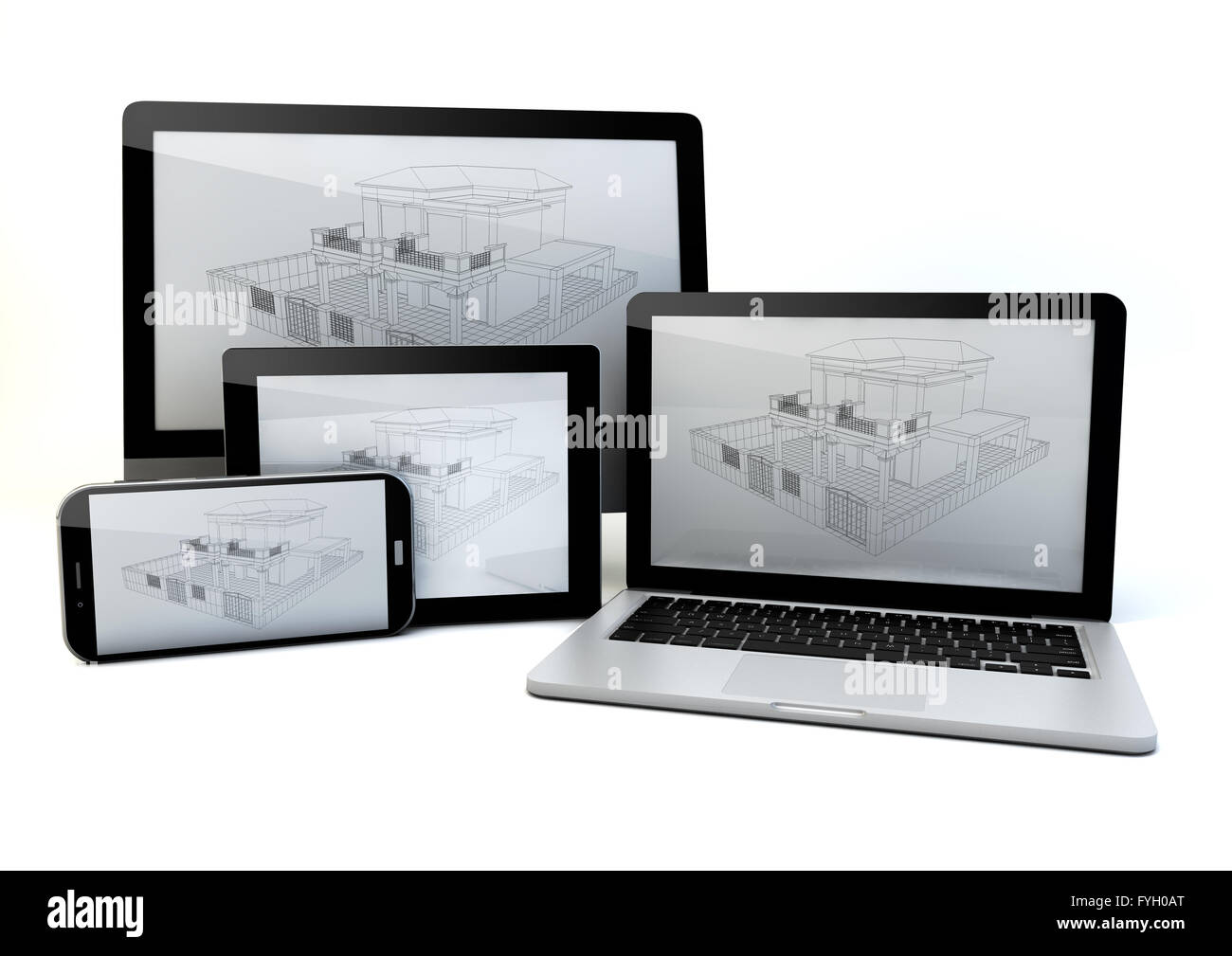Render building hi-res stock photography and images - Alamy