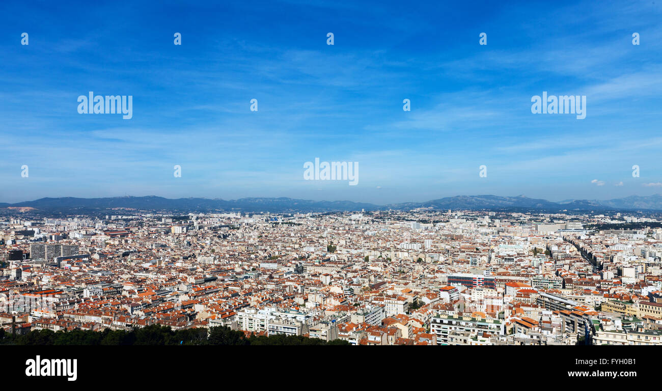 Marseille france panorama from hill hi-res stock photography and images ...