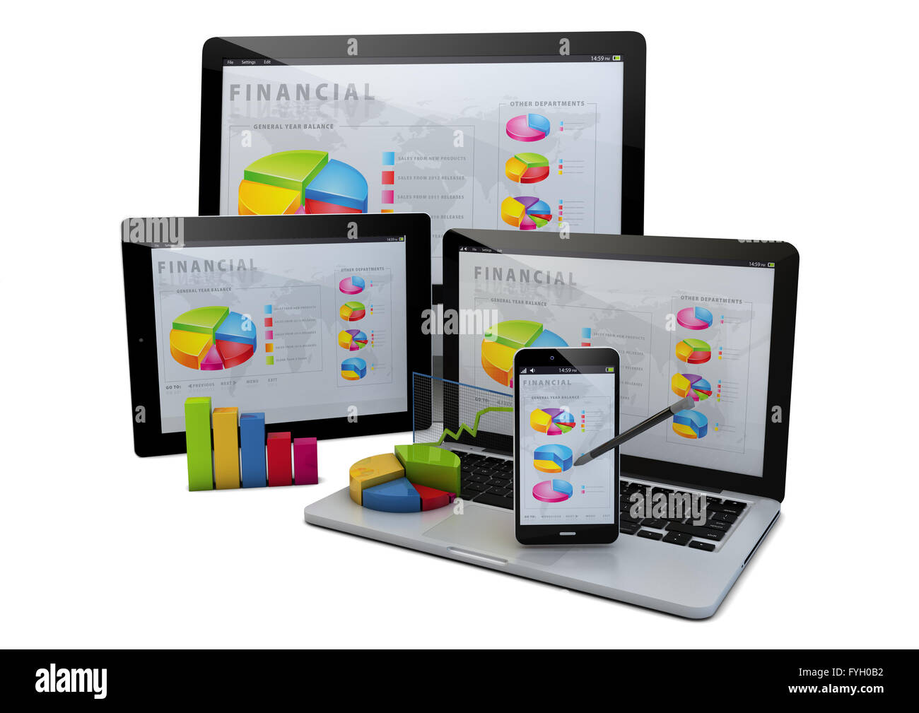 Marketing chart graphs hi-res stock photography and images - Alamy