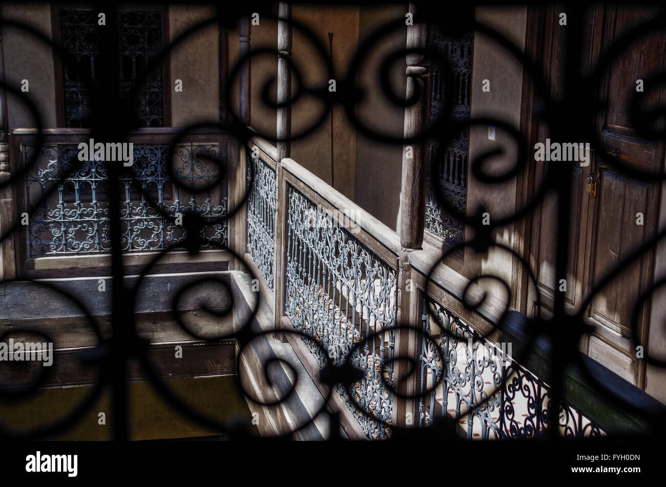 Balcony iron balustrade hi-res stock photography and images - Alamy