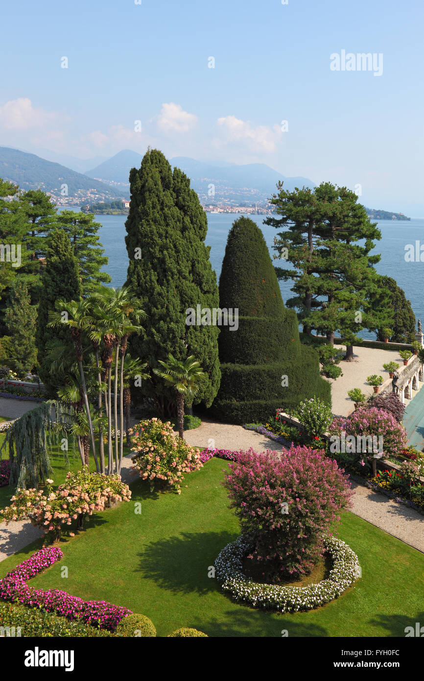 A masterpiece of landscape art on Isola Bella Stock Photo - Alamy