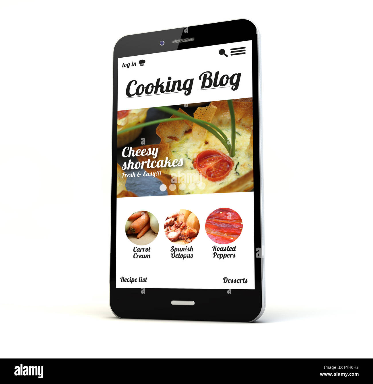 Message screen on website Cut Out Stock Images & Pictures - Alamy