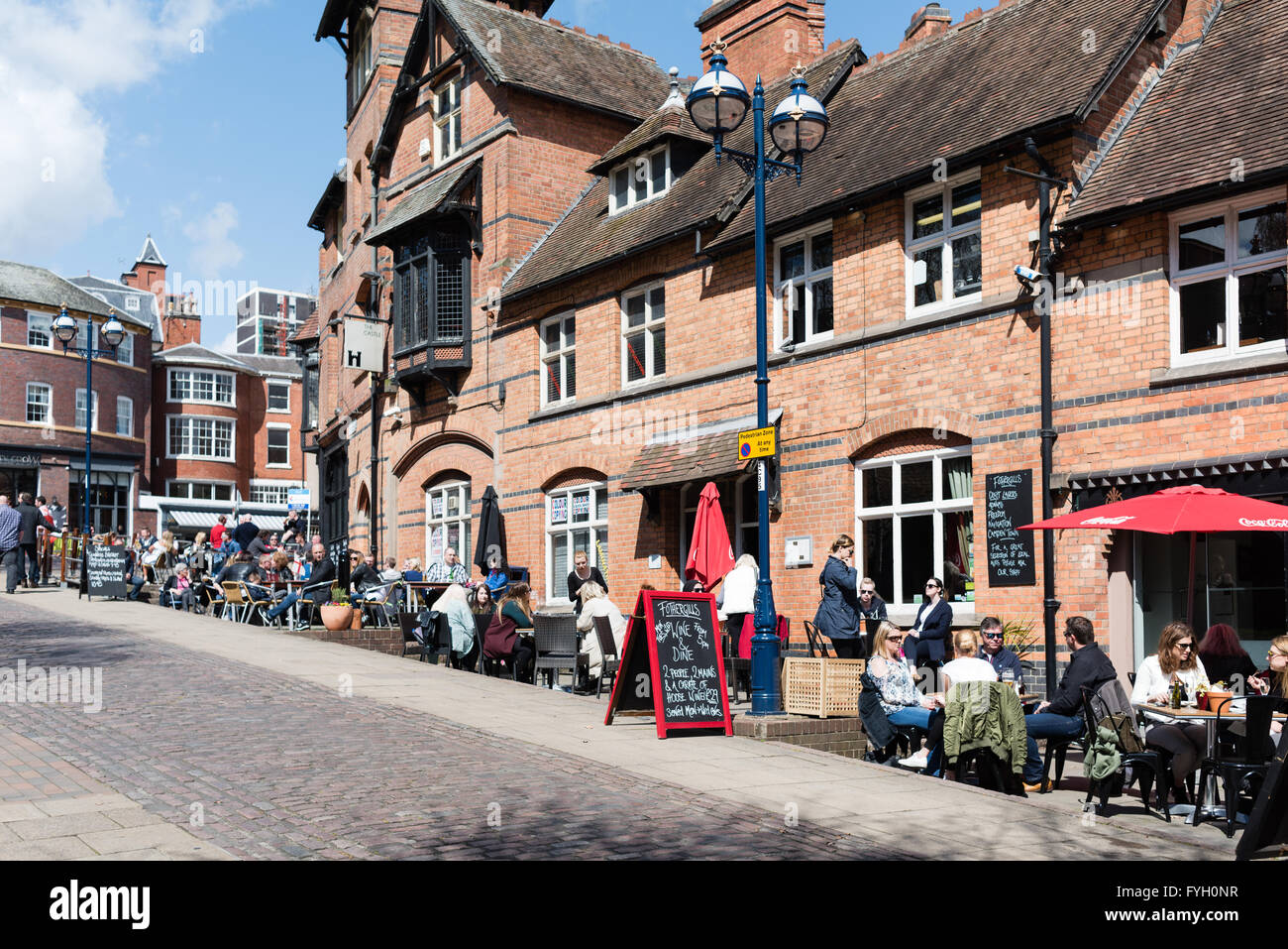 Bars and Restaurants near Nottingham Castle Stock Photo - Alamy Bars and Restaurants near Nottingham Castle Stock Photo - Alamy