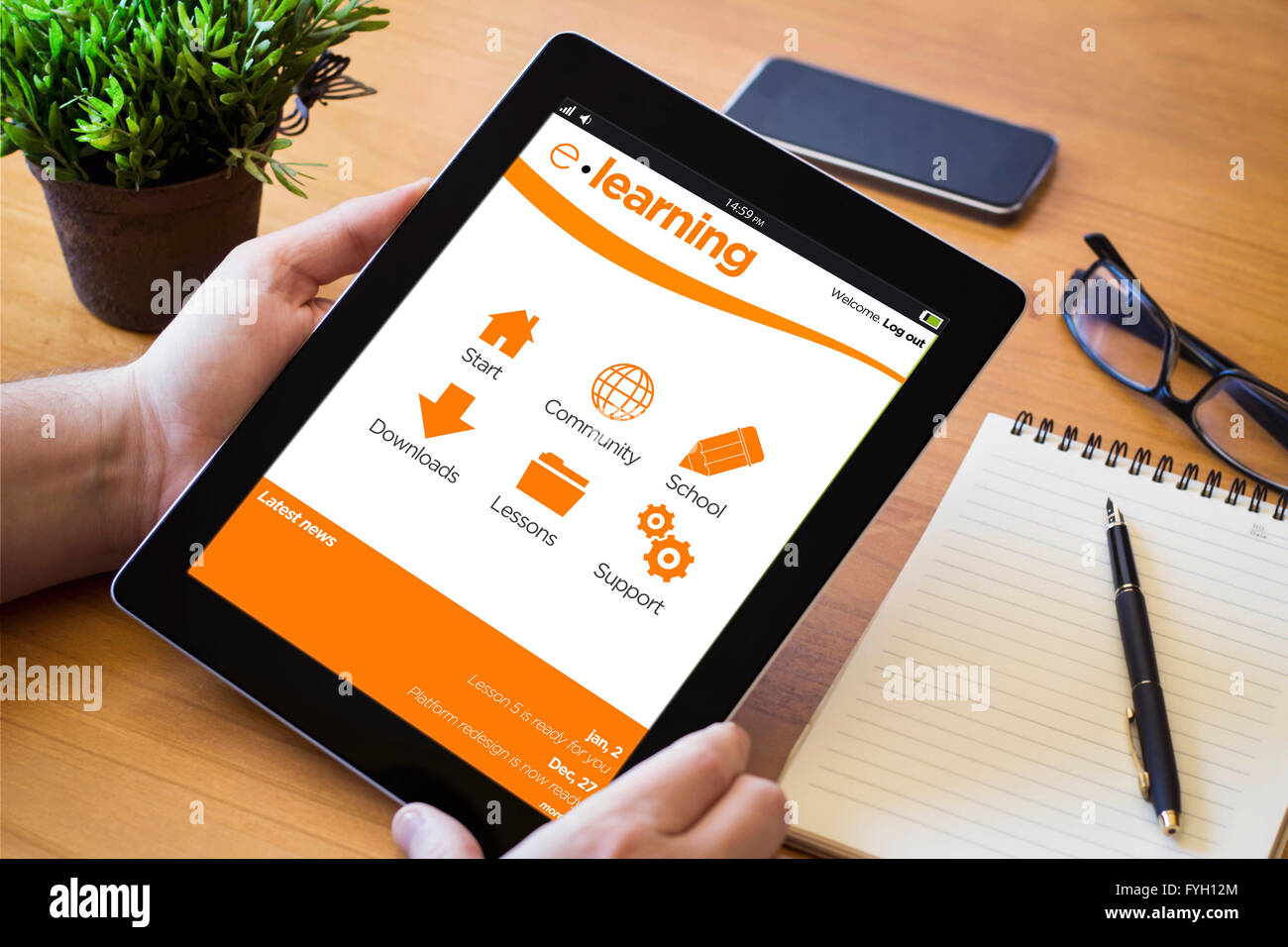 Global digital learning hi-res stock photography and images - Alamy