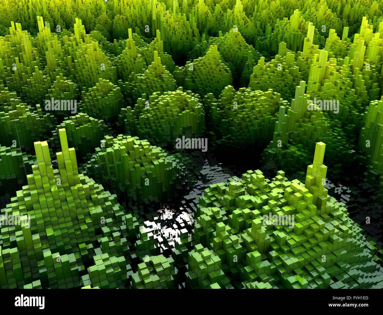 render of abstract green background Stock Photo - Alamy