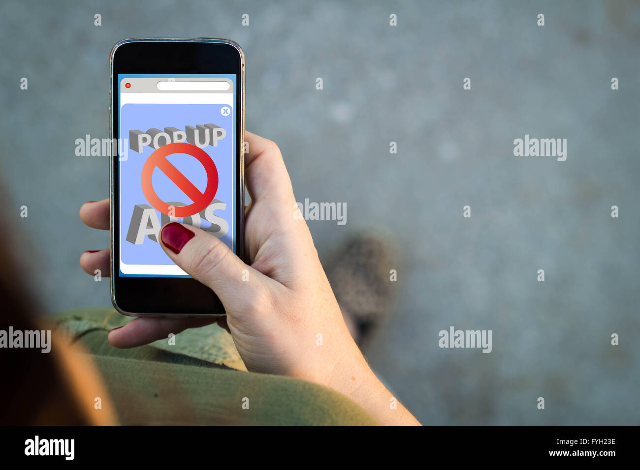 Mobile banner ads hi-res stock photography and images - Alamy