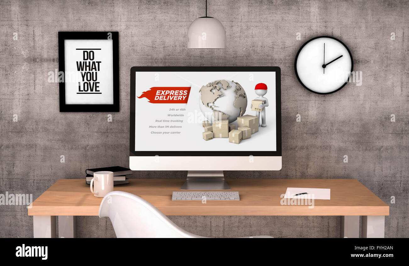 Computer desktop hi-res stock photography and images - Alamy