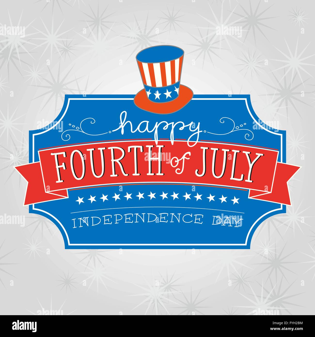 Fourth of July Stock Vector Image & Art - Alamy