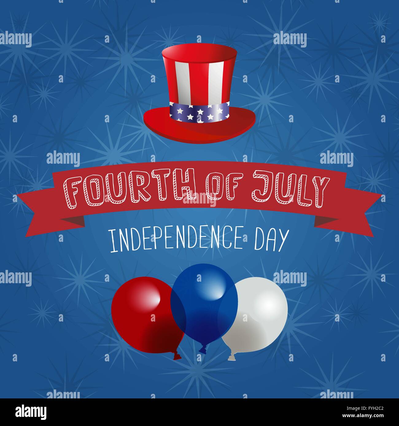 Fourth of July Stock Vector Image & Art - Alamy