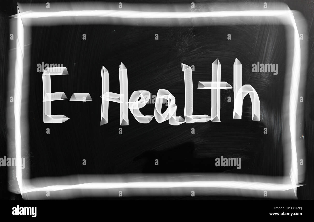 Health concept handwritten with chalk on a blackboard Stock Photo - Alamy