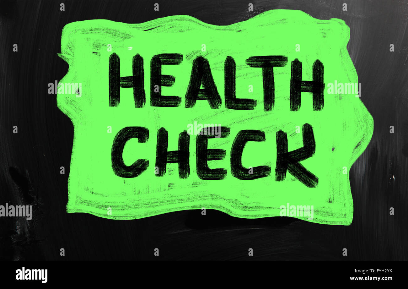 Health concept handwritten with chalk on a blackboard Stock Photo - Alamy